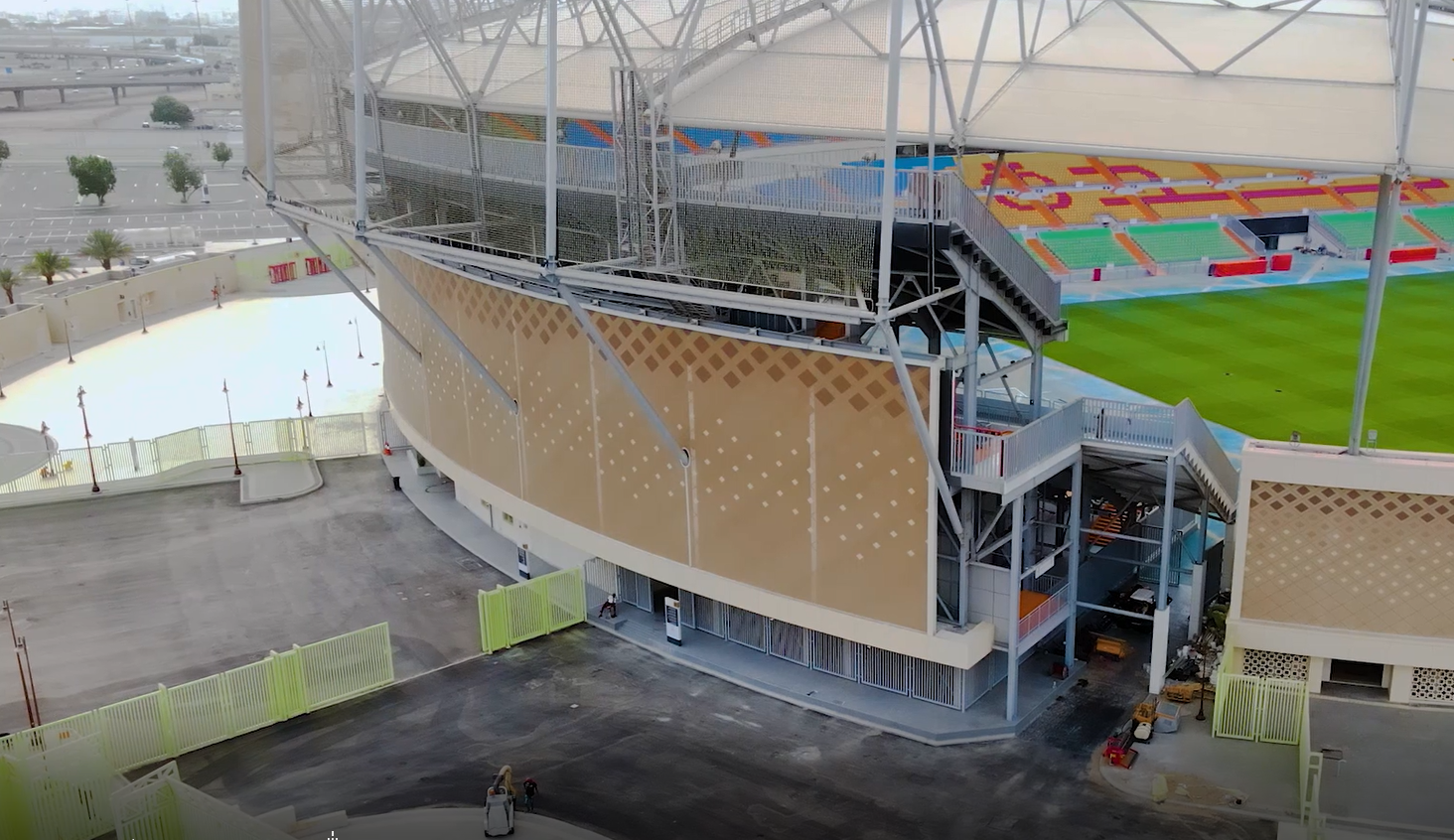 Al Faisal Stadium facade | Sioen Tensile Architecture